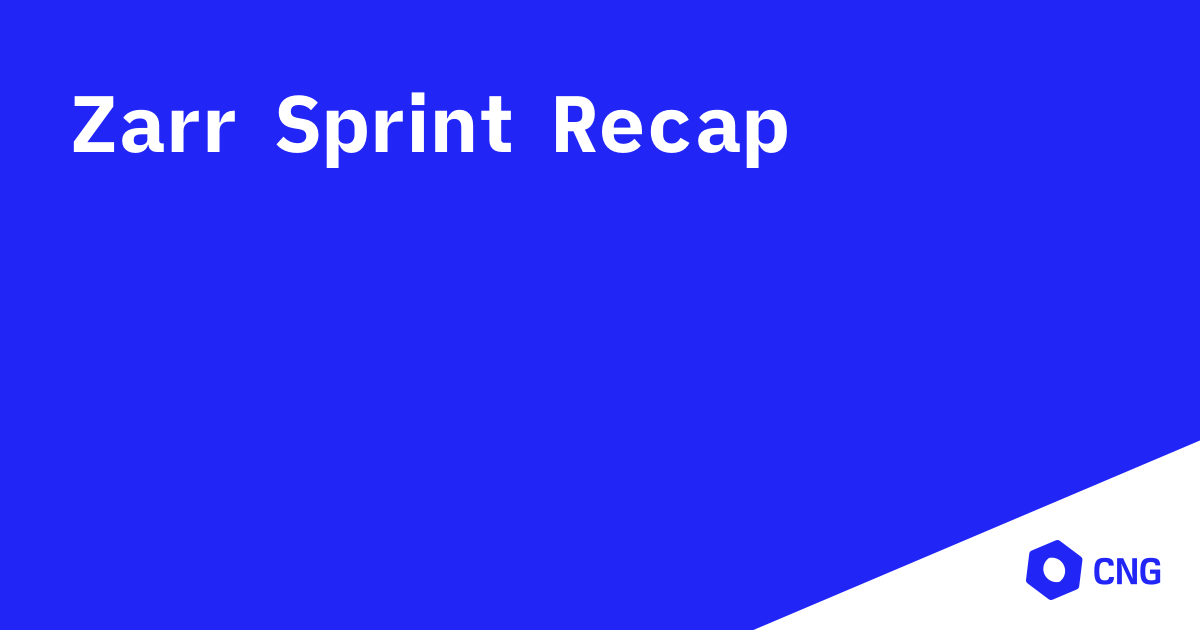 Zarr Sprint Recap | Cloud-Native Geospatial Forum - CNG Zarr Sprint Recap | Cloud-Native Geospatial Forum - CNG